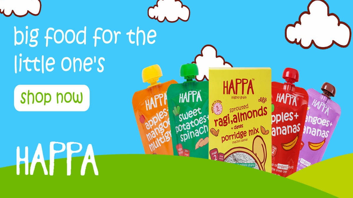 Happa foods is India's award winning organic baby food company.