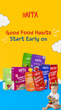 Happa foods is India's award winning organic baby food company.