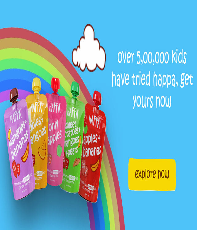 Happa foods is India's award winning organic baby food company.