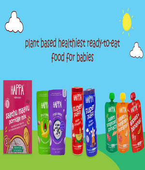 Happa foods is India's award winning organic baby food company.
