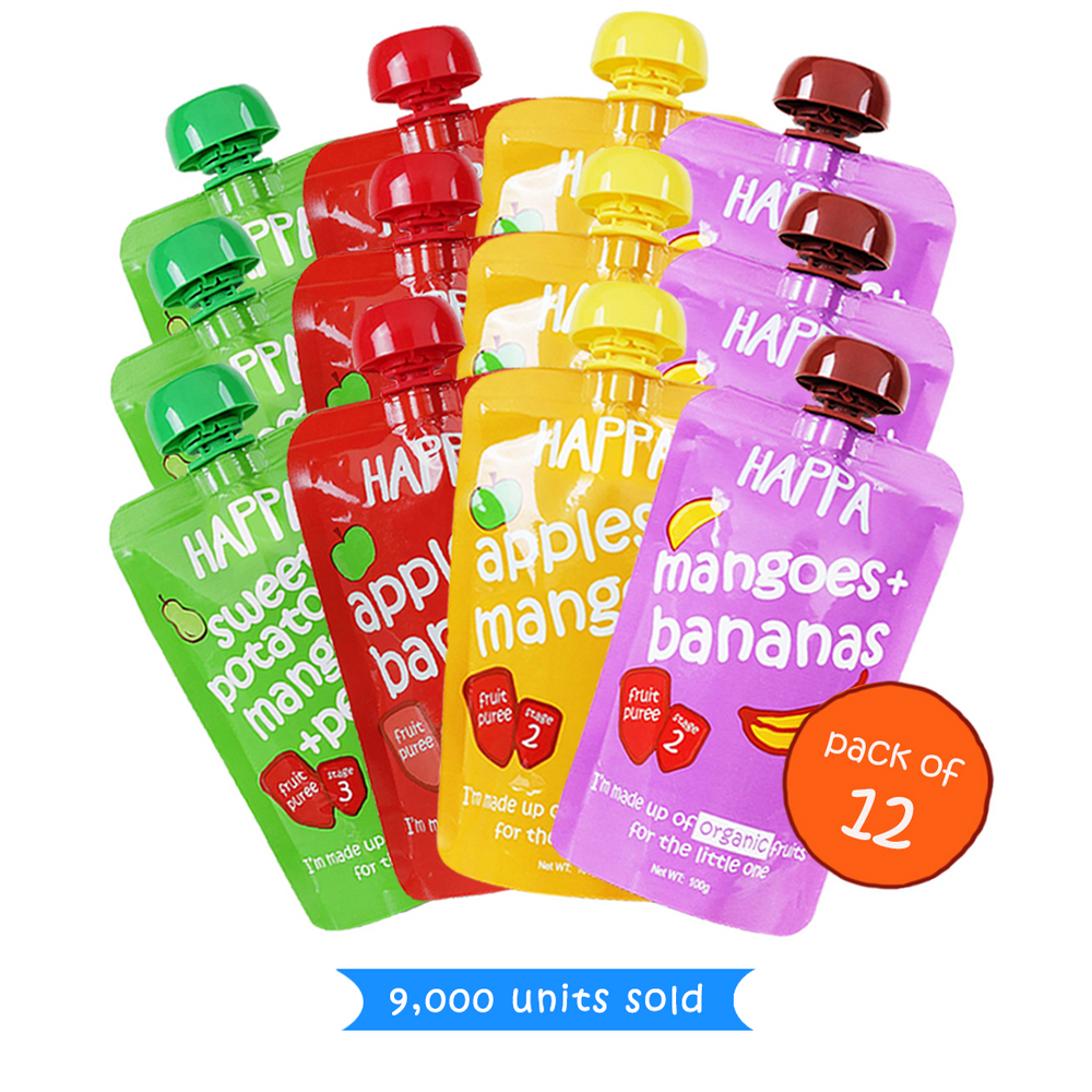 Happafoods: Nutritious Purees for Babies & Toddlers